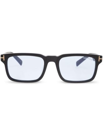 Tom Ford Eyewear Sonnenbrille mit eckigem Gestell - Schwarz