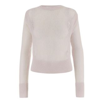 SA SU PHI Cashmere Rundhalspullover - - Knitwear - Damen - Rosa - XL