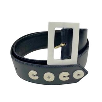 Chanel Ceinture Vintage Pre-owned - Femme - Pre-owned - Bleu - Taille: ONE Size