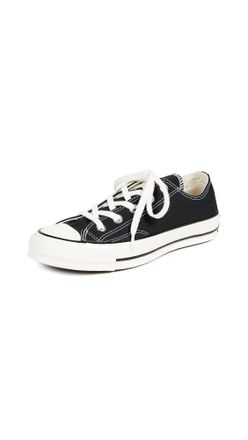 Converse Unisex-Erwachsene Taylor Chuck 70 Ox Sneakers, Schwarz (Black/Black/Egret 001), 42 EU, 162058C