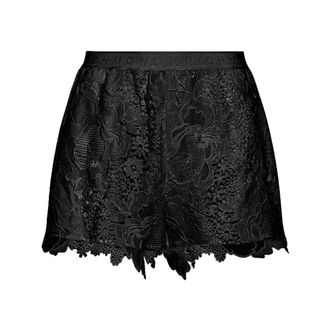John Richmond Femme, Shorts, Noir, Taille: 38 FR Shorts avec broderie artisanale