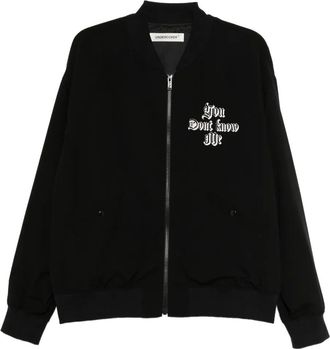 Undercover veste à imprimé graphique - Noir