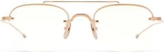 Thom Browne 960A Pilot Halbbrillengestell - - Accessories - unisex - Beige - 53 MM