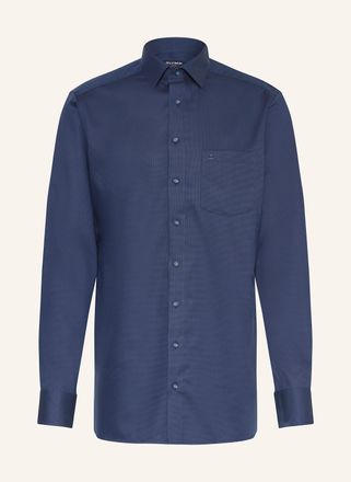 Olymp Hemd Luxor Modern Fit Mit Extralangem Arm blau