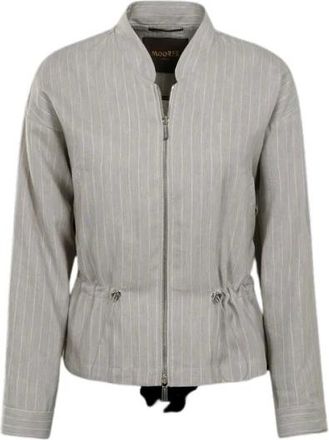 Moorer Femme, Vestes, Gris, Taille: 34 FR Tinya Bomber