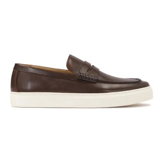 Kazar Braune Slip-On-Sneaker auf wei&szlig;er Sohle - - Shoes - Herren - Braun - 45 EU
