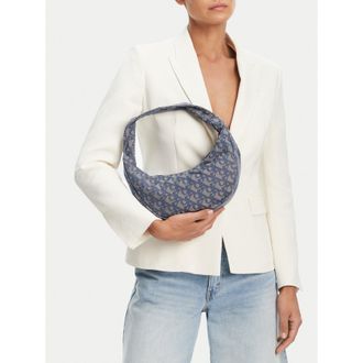 Calvin Klein Handtasche Calvin Klein Ckj Monogram Pinched Medium Shou LV04F3206G Blau