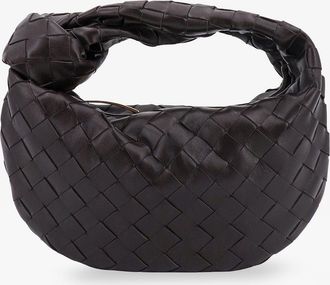 Bottega Veneta Mini jodie leather handbag with intrecciato motif - BOTTEGA VENETA - gender_Woman