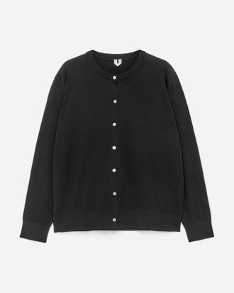 Arket Strickjacke Aus Merinowolle -Schwarz
