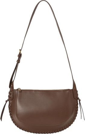 Springfield Damen Pu Shoulder Bag Dark Chocolate Soulder Tasche, braun