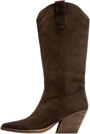 FLY London Femme Weda184fly Botte de Western, Militaire, 40 EU