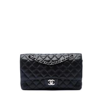 Chanel Pre-owned Sac Bandouli&egrave;re Classique Double Flap - Femme - Pre-owned - Noir - Taille: ONE Size