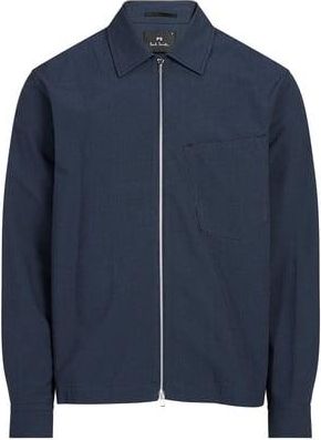 Paul Smith Veste zipp&eacute;e &agrave; carreaux seersucker