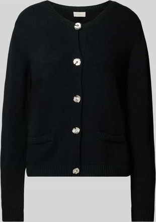 Milano Regular Fit Strickjacke mit Viskose- und Kaschmir-Anteil