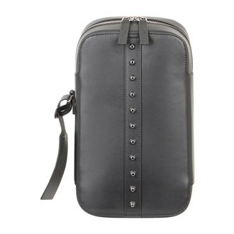 John Richmond Umh&auml;ngetasche mit Nieten - - Bags - Herren - Schwarzk - ONE SIZE