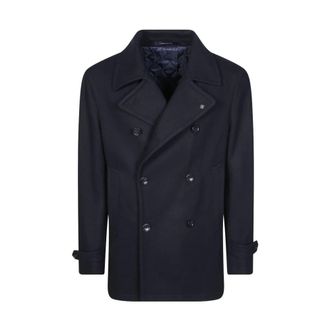 Tagliatore Monaco Coat - - Coats - Herren - Blau - XL