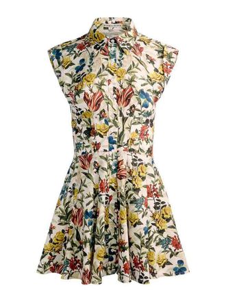 Alice & Olivia Robe Courte - Cr&egrave;me