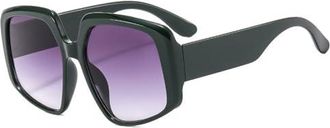 Generic Lunettes De Soleil Dext&eacute;rieur &Agrave; Grande Monture For Femmes, For Les D&eacute;placements Quotidiens, Vacances Et La Conduite(Gray)