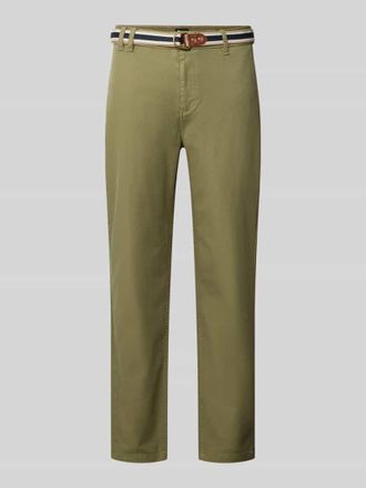 Scotch & Soda Chino mit G&uuml;rtel und Eingrifftaschen Modell WARREN