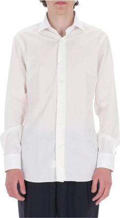 Barba Homme, Chemises, Blanc, Taille: M Camicia in cotone anti stropicciamento etichetta Journey