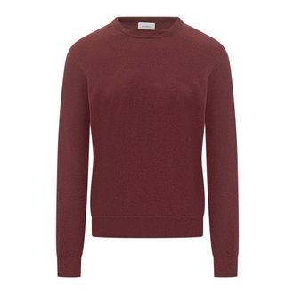 Malo Homme, Pulls, Brun, Taille: 4XL Cashmere Crewneck Sweater