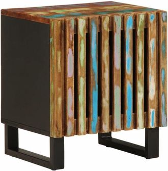 vidaXL Table de chevet 40x34x46 cm bois massif de r&eacute;cup&eacute;ration Vidaxl