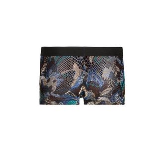 HOM Boxer court effet peau de serpent