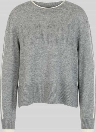 Marc Cain Pullover aus Wolle Alpaka mit Strukturlogo