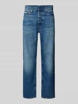 Calvin Klein Jeans Straight Leg Jeans mit Label-Detail