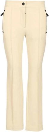 Moncler Femme, Pantalons, Blanc, Taille: 38 FR Slim-fit Pantalons