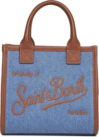 MC2 Saint Barth Femme, Sacs, Bleu, Taille: ONE Size Mini Vanity Bag