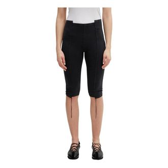 VETEMENTS Shorts Capri D&eacute;coup&eacute;s - Femme - Shorts - Noir - Taille: 42 FR