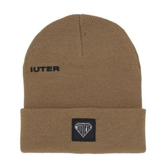 Iuter Iuter, Homme, Accessoires, Brun, Taille: ONE Size Logo Fold Beanie Earth