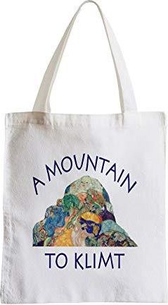 Fabulous Grand Sac Shopping Plage Etudiant A mountain to Klimt Jeu de Mot Humour Art