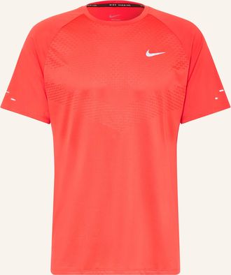 Nike Laufshirt Stride rot