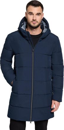 Voice leichte Winterjacke Herren mit Kapuze - Jacke, Wasserabweisend, Warmes Innenfutter, XXL, Navy, Blau