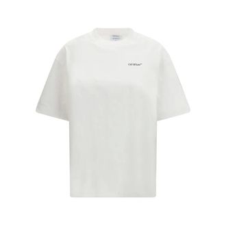 Off-white Femme, Tops, Blanc, Taille: 42 FR Half Arrow Skate Logo T-shirt