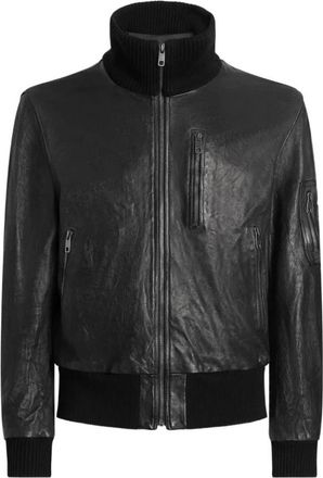 Dolce & Gabbana Homme, Vestes, Noir, Taille: L Giubbino in nappa effetto invecchiato