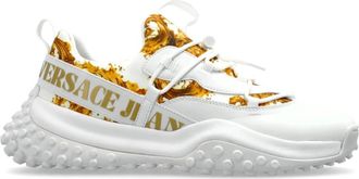 Versace Jeans Couture Homme, Chaussures, Blanc, Taille: 42 EU Baskets &agrave; motifs Barocco