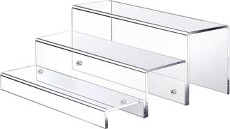 Generico Flaschenregal f&uuml;r Lik&ouml;rflaschen, Theke, Ebenenanzeige, Flaschenheber, transparent, f&uuml;r Getr&auml;nketheken, f&uuml;r Catering