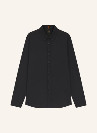 HUGO BOSS Hemd Rickert_M Regular Fit schwarz