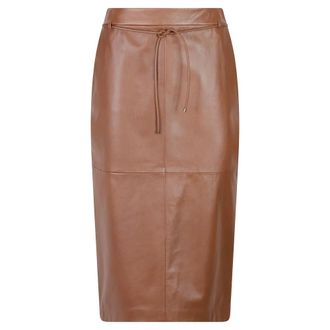 Max Mara Jupe midi Mxmfantino - Femme - Jupes - Brun - Taille: 36 FR