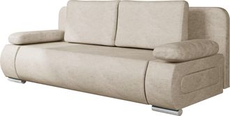 Mirjan24 Schlafsofa Emma, Sofa mit Bettkasten und Schlaffunktion, freistehendes Bettfofa, Couchgarnitur, Schlafcouch, Couch vom Hersteller (Nazar 225.02)