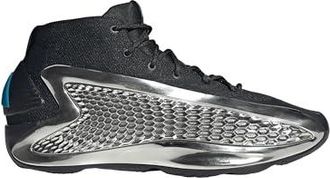 adidas Performance Anthony Edwards 1 Chrome Homme, Noir argenté et noir, 48 EU