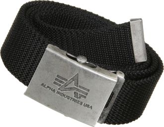 Alpha Industries Alpha Industries Heavy Duty Belt 4 cm Unisex G&uuml;rtel Black