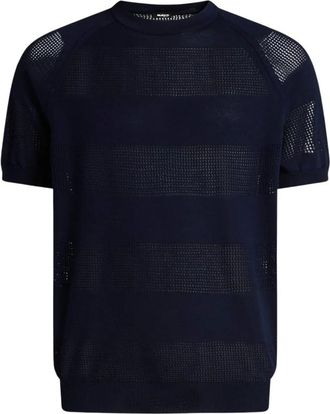 Kiton Homme, Tops, Bleu, Taille: 3XL Pull en coton