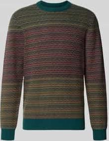 Mc Neal Regular Fit Pullover aus reiner Baumwolle in Strick-Optik