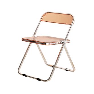 Generic Klappstuhl Camping Leicht Klein Faltbar Hoher Belastbarkeit Klappst&uuml;hle Garten mit Lehne Keine Montage Erforderlich f&uuml;r Partys Hochzeiten Picknick(Ora