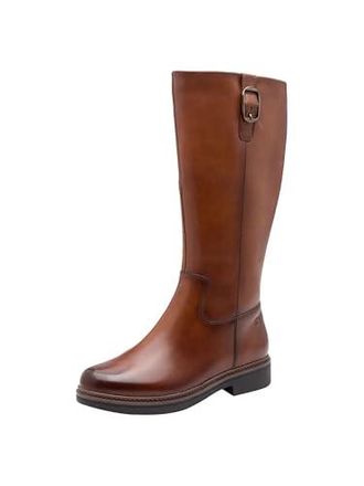Tamaris Comfort bottes femme avec stretch hauteur genou, Cognac, 40 EU