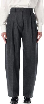 STUDIO NICHOLSON Femme, Pantalons, Gris, Taille: 36 FR Wide Pantalons